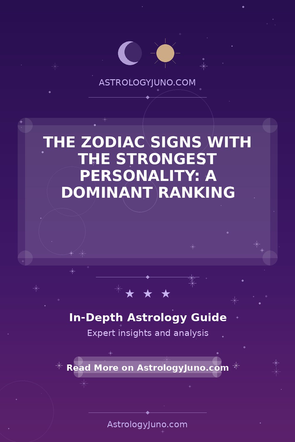 The Zodiac Signs With the Strongest Personality: A Dominant Ranking ...