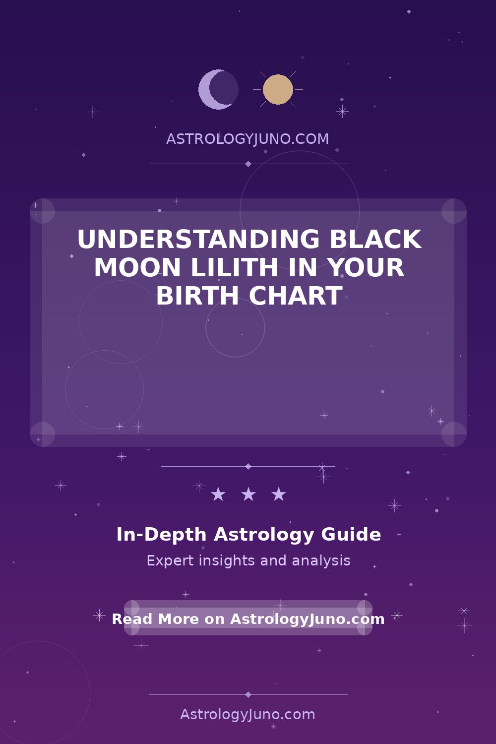 Black Moon Lilith: Unleash Your Inner Power - Astrology Juno