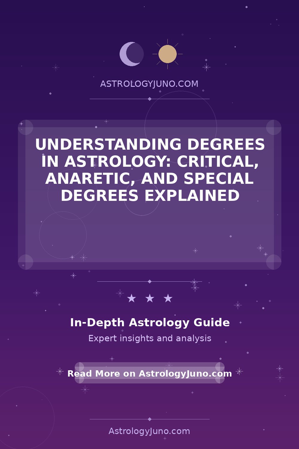 Understanding Degrees in Astrology: Critical, Anaretic, and Special ...