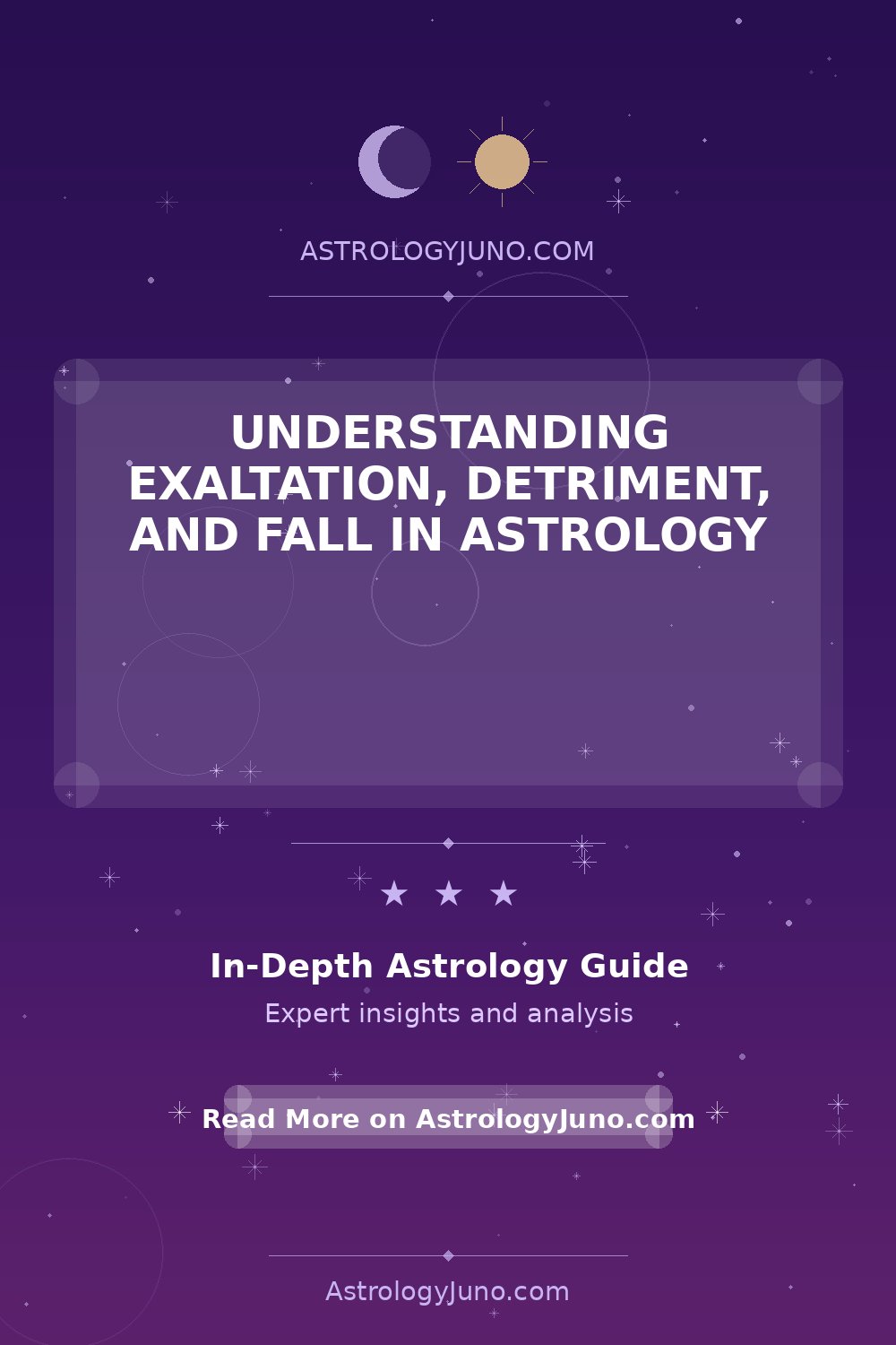 Exaltation, Detriment, and Fall Explained - Astrology Juno