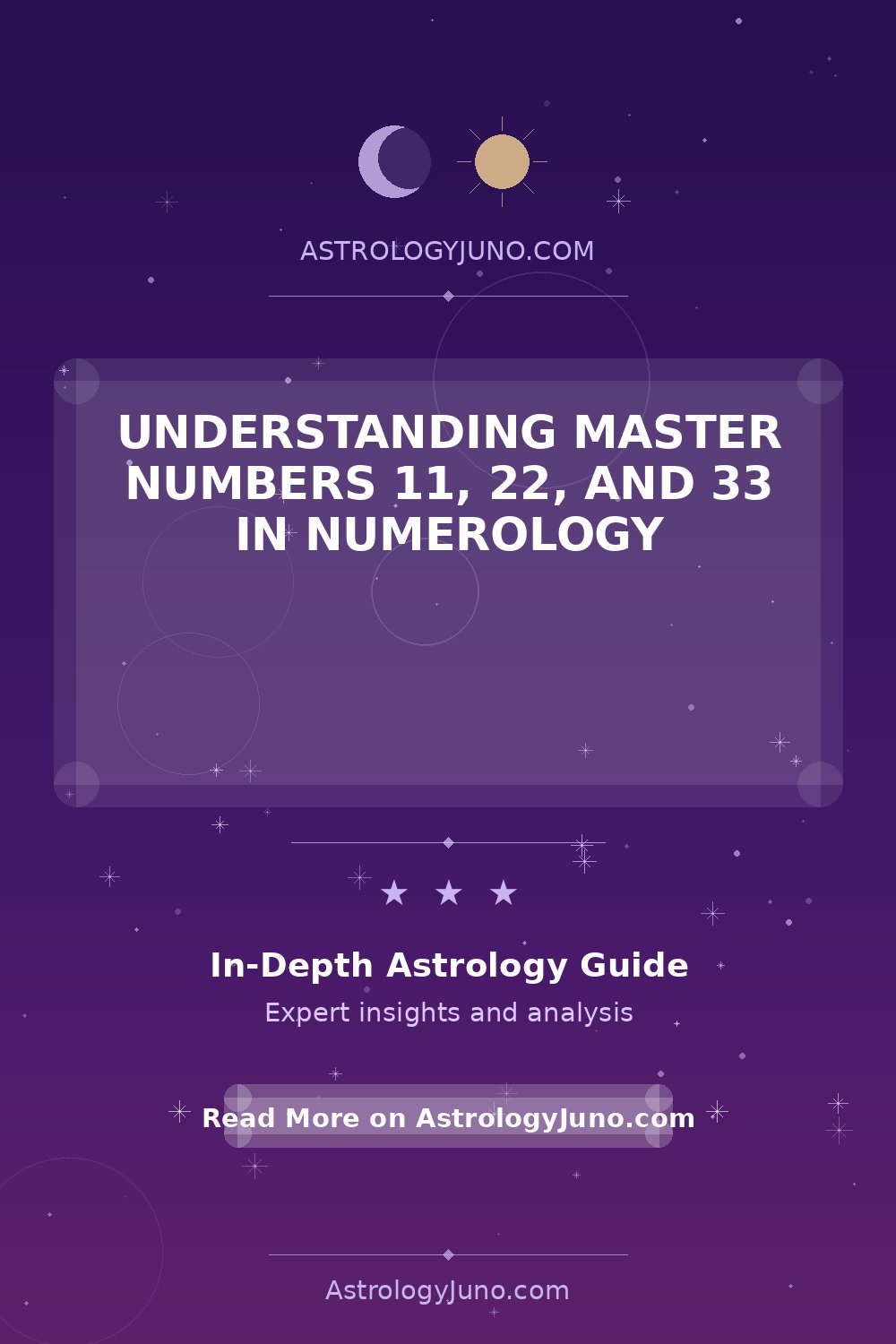 Master Numbers in Numerology: 11, 22, 33 Explained - Astrology Juno