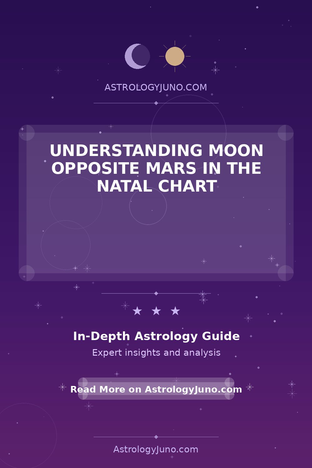 Moon Opposite Mars: Natal Chart Insights - Astrology Juno