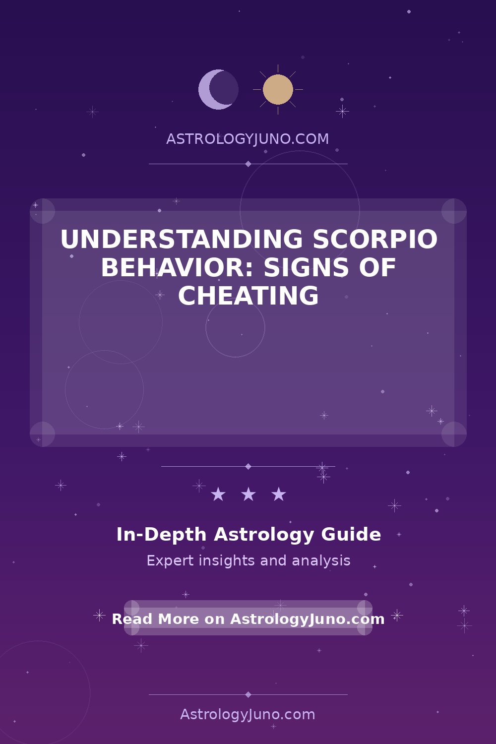 Understanding Scorpio Behavior: Signs of Cheating - Astrology Juno