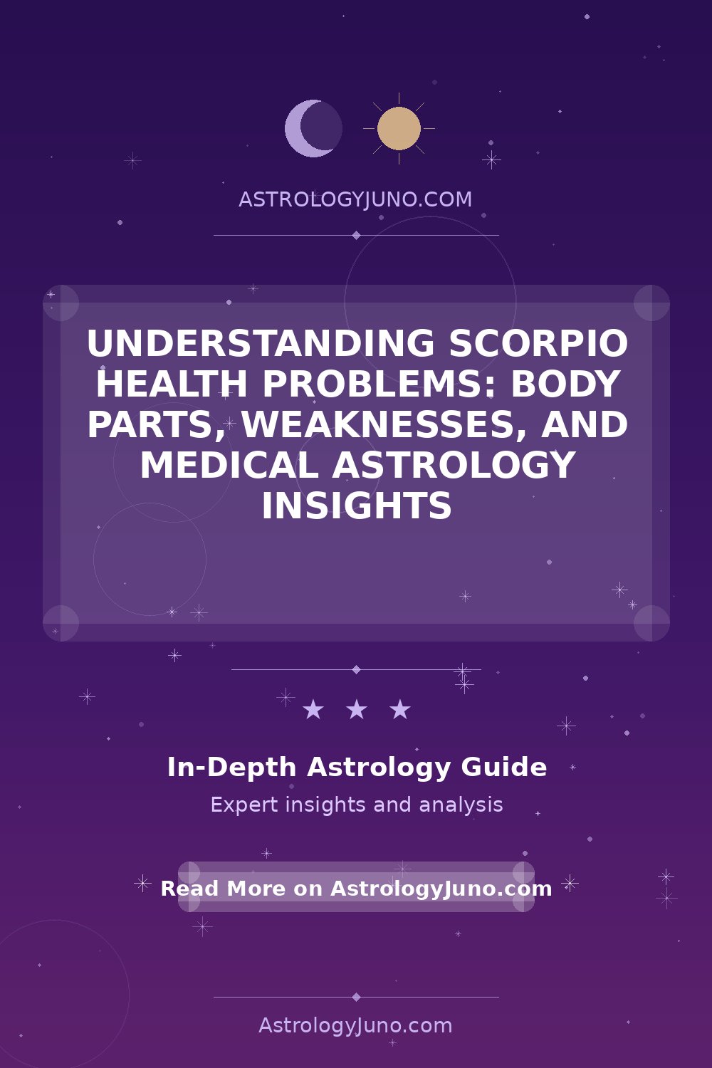 Understanding Scorpio Health Problems: Body Parts, Weaknesses, and ...
