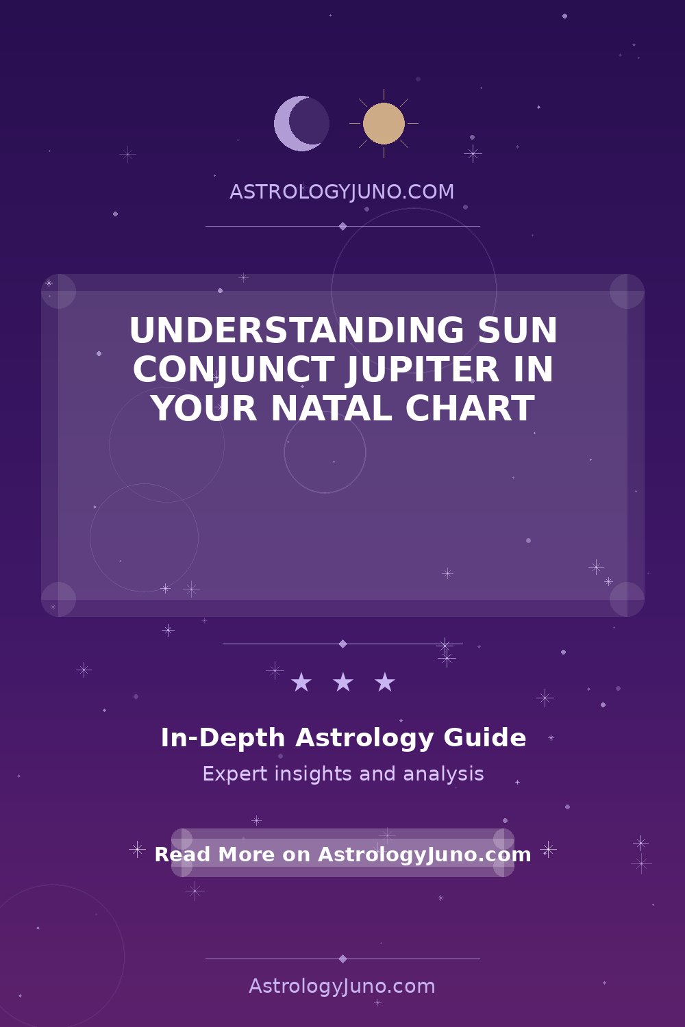 Sun Conjunct Jupiter: Natal Chart Insights - Astrology Juno
