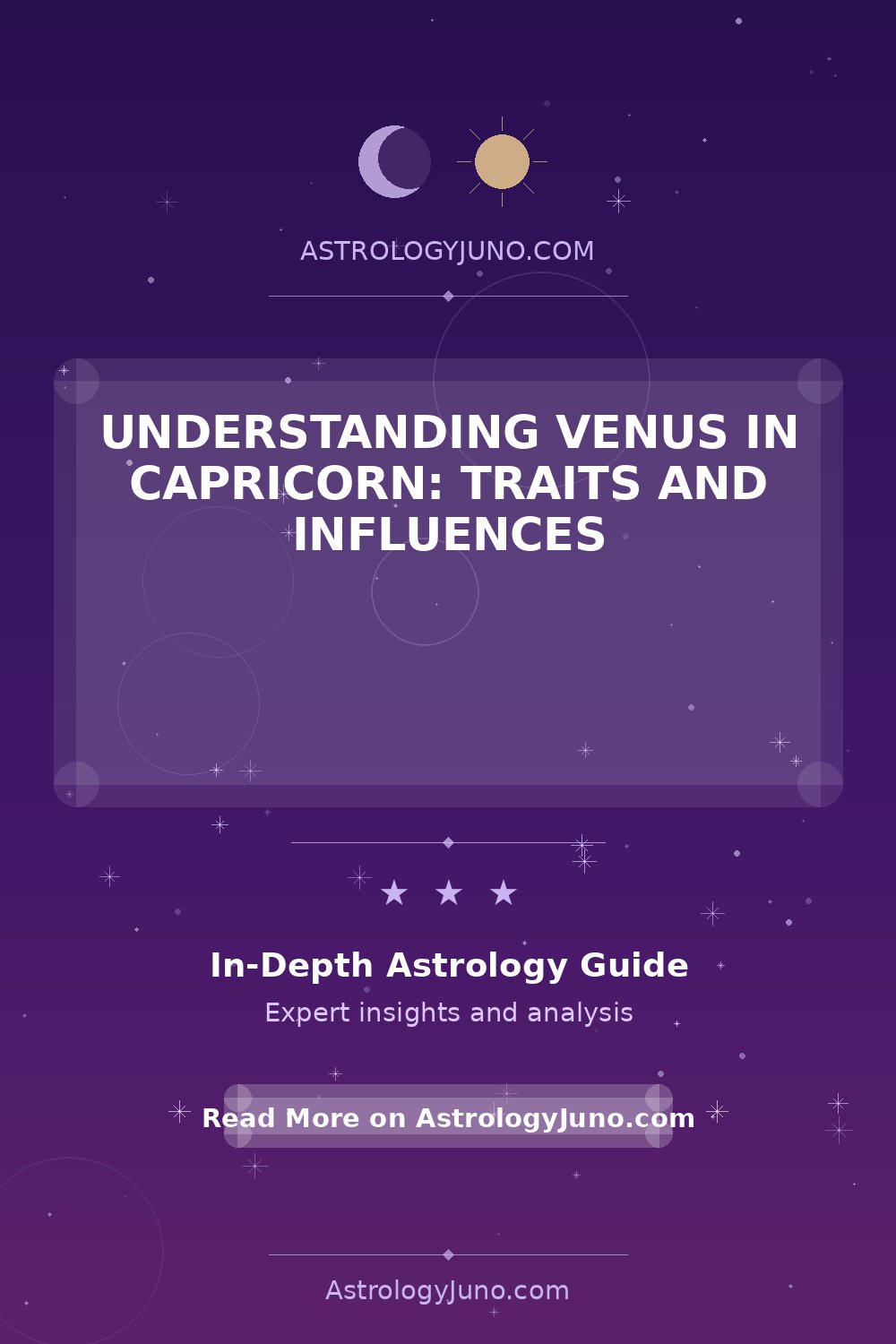 Venus in Capricorn: Traits and Insights - Astrology Juno