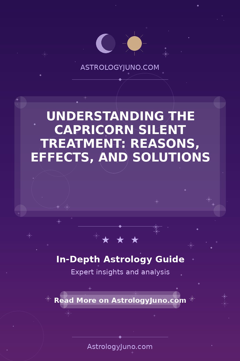 Understanding the Capricorn Silent Treatment: Reasons, Effects, and ...