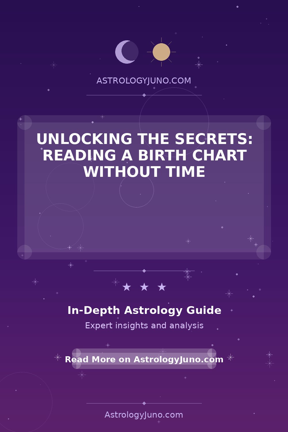 Birth Chart Reading Without Birth Time - Astrology Juno