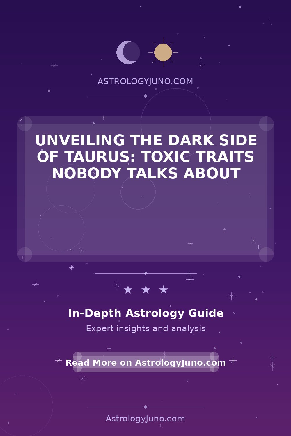 Unveiling the Dark Side of Taurus: Toxic Traits Nobody Talks About ...