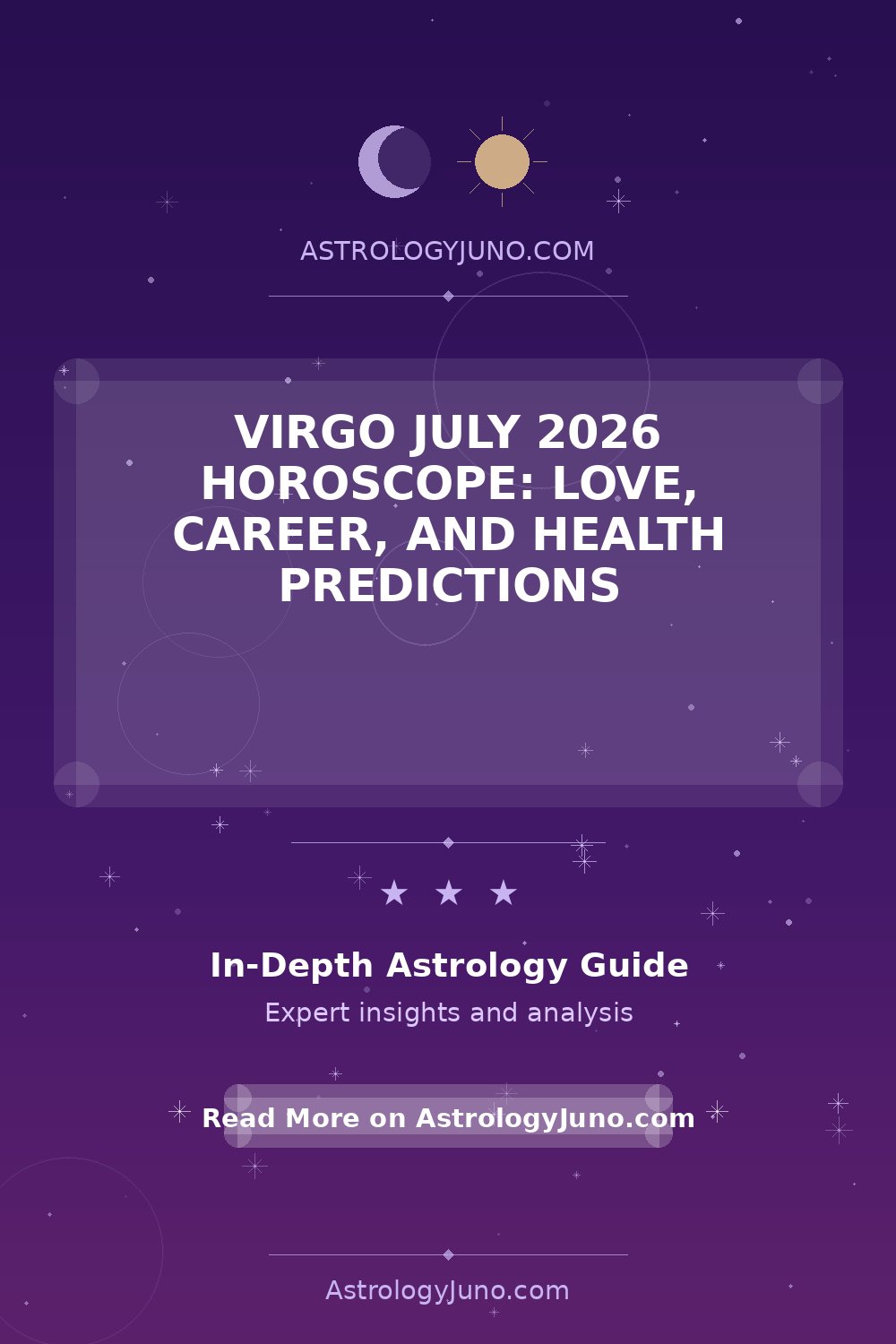 Virgo July 2026 Horoscope: Love, Career, and Health Predictions ...