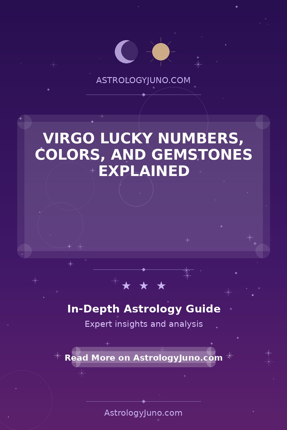 Virgo Lucky Numbers, Colors & Gemstones Guide - Astrology Juno