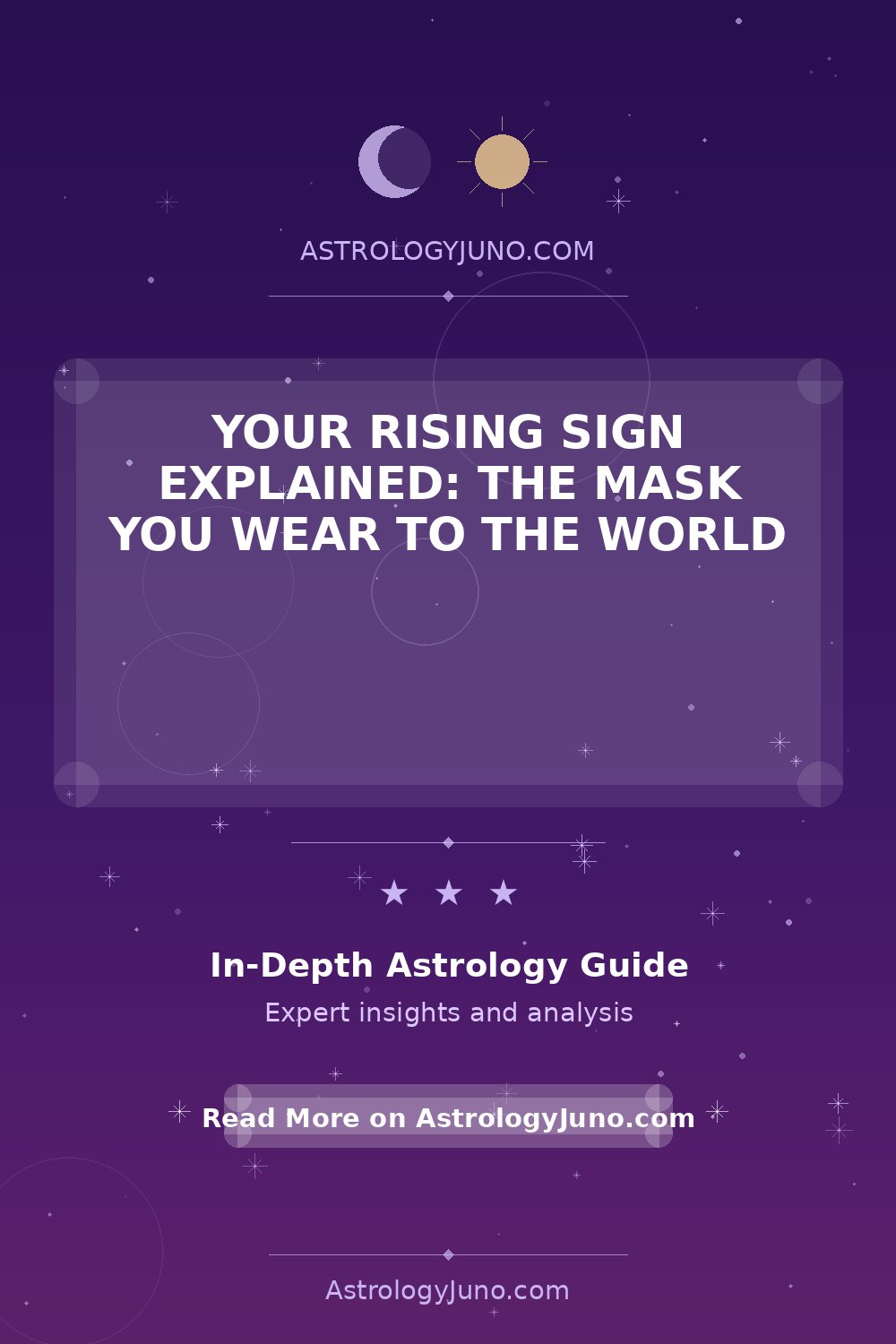 Your Rising Sign Explained: The Mask You Wear to the World - Astrology Juno