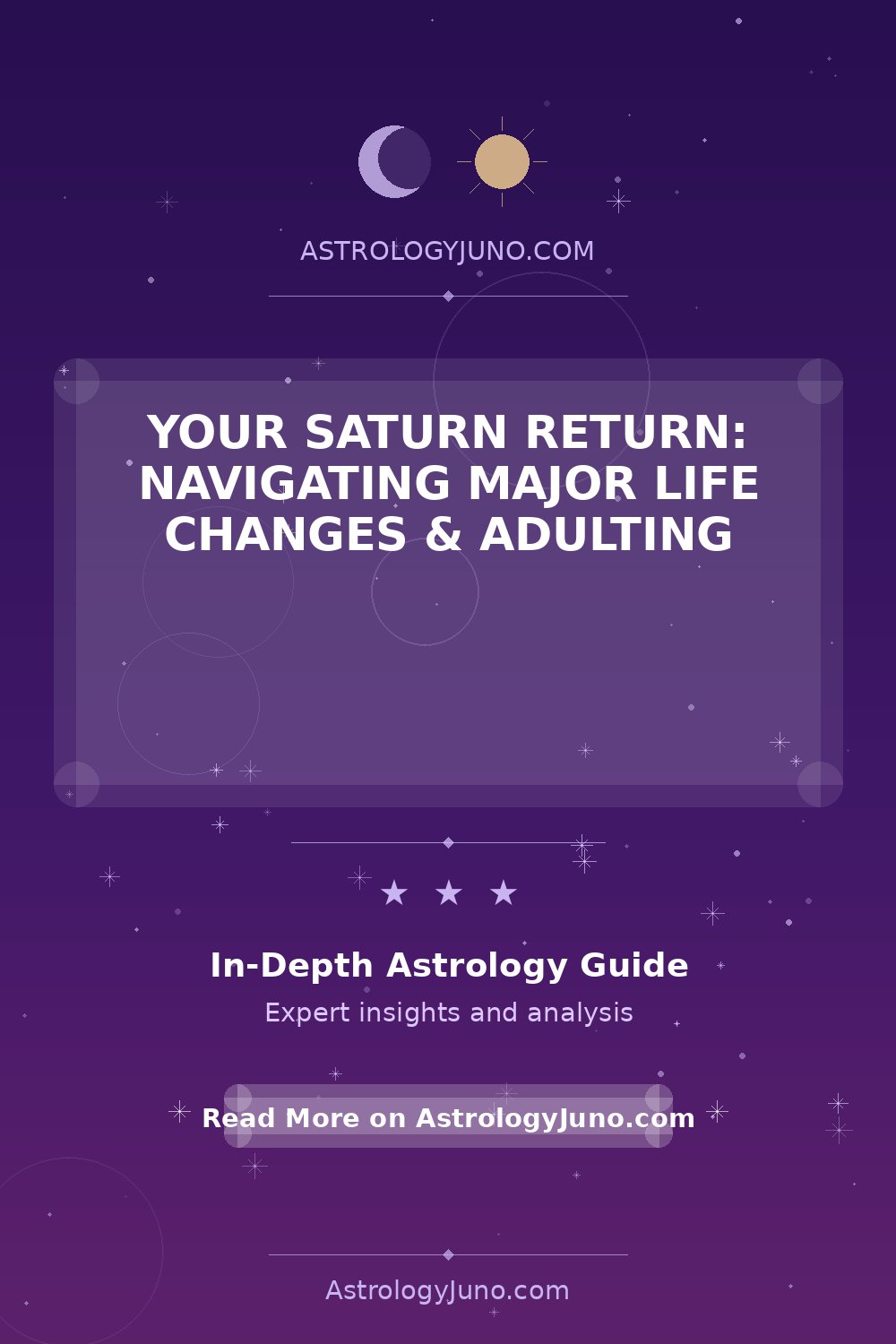 Your Saturn Return: Navigating Major Life Changes & Adulting ...